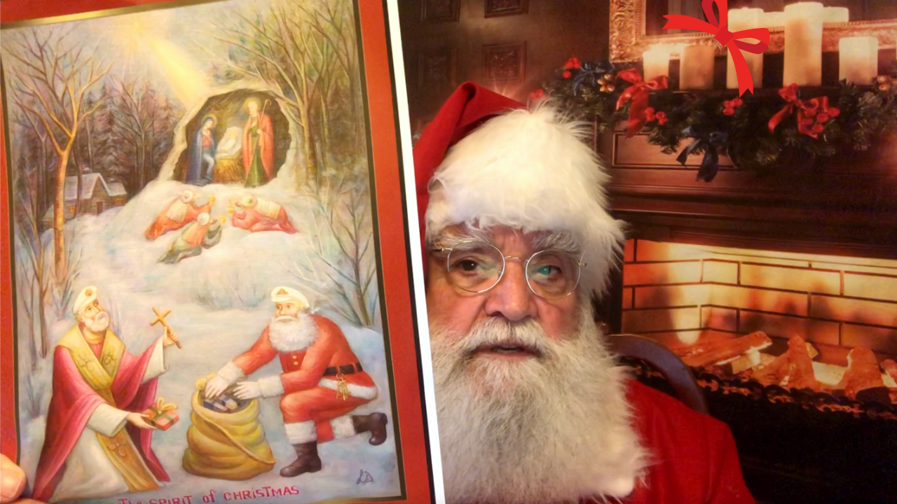 A special message from "Santa" with Saint Nicholas Tele-Santa!